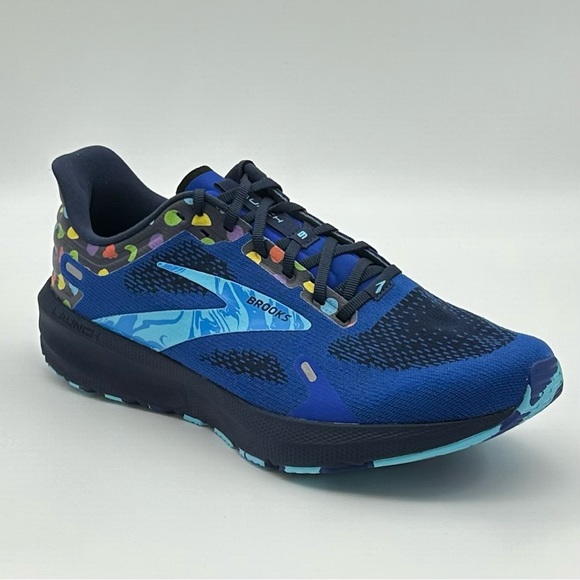 Brooks | Shoes | Brooks Launch 9 Limited Edition Blue Yellow Mens ...